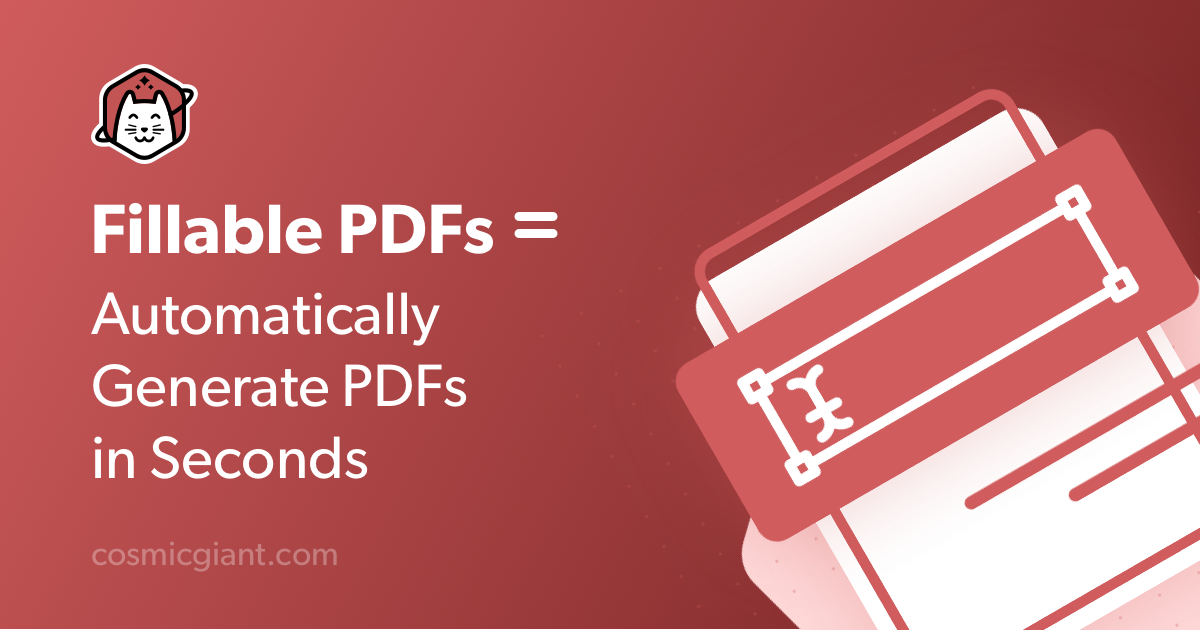 Fillable PDFs - Automatically Create PDFs with Gravity Forms