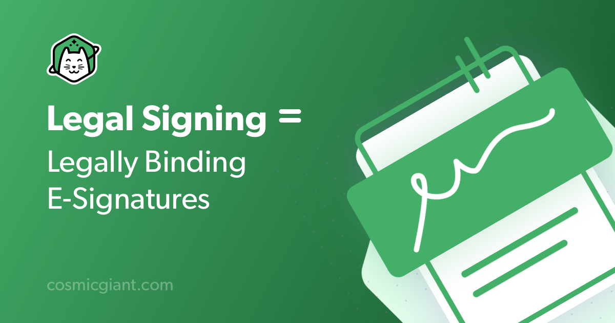 Legal Signing – Legally binding esignatures in WordPress