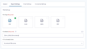 How to Save Gravity Forms Export Settings and Automate Entry Exports - CosmicGiant