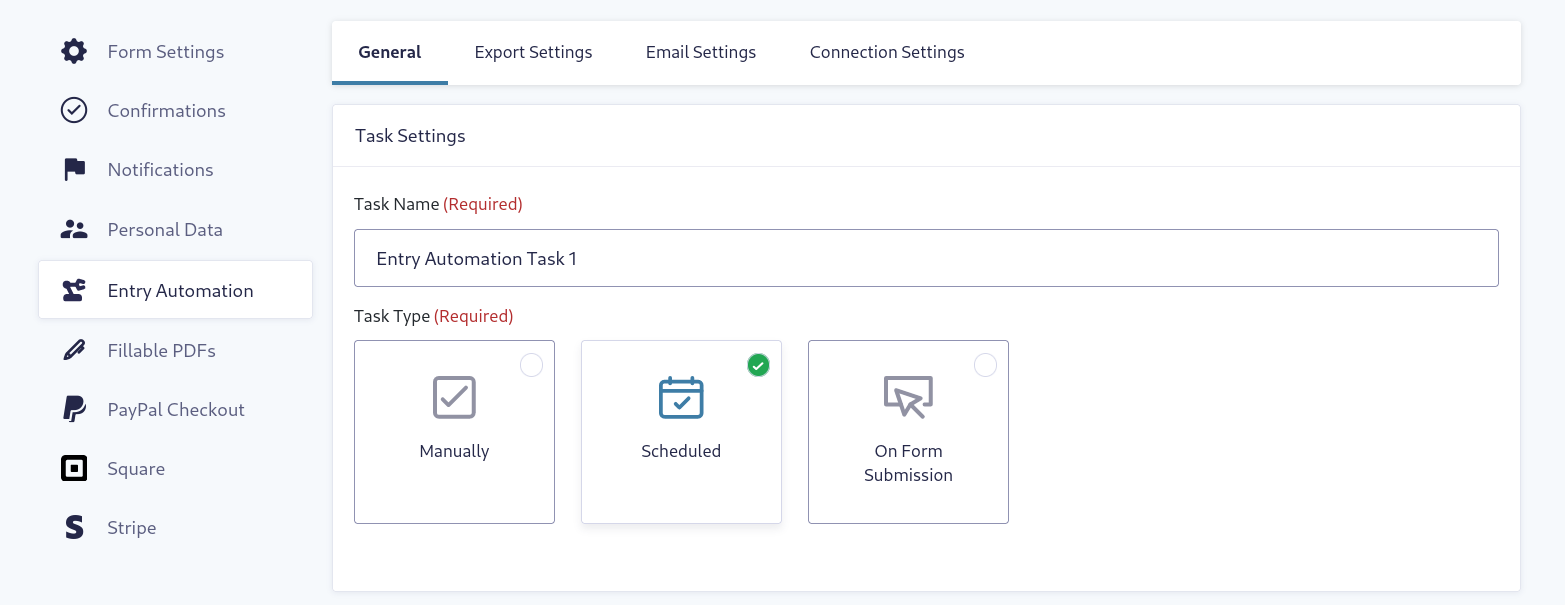 How to Save Gravity Forms Export Settings and Automate Entry Exports - CosmicGiant